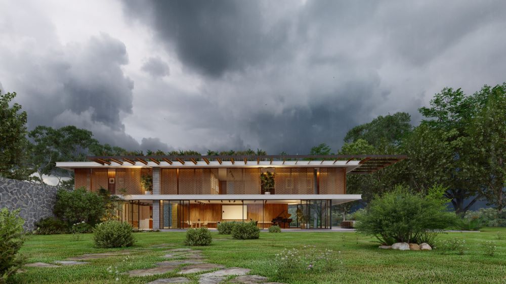 Cách tạo ra render kiến trúc bầu khí quyển bằng cách sử dụng Real Shies